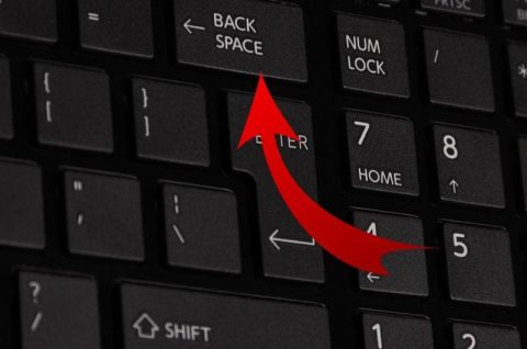 Melyik a backspace billentyű? - Billentyűparancsok